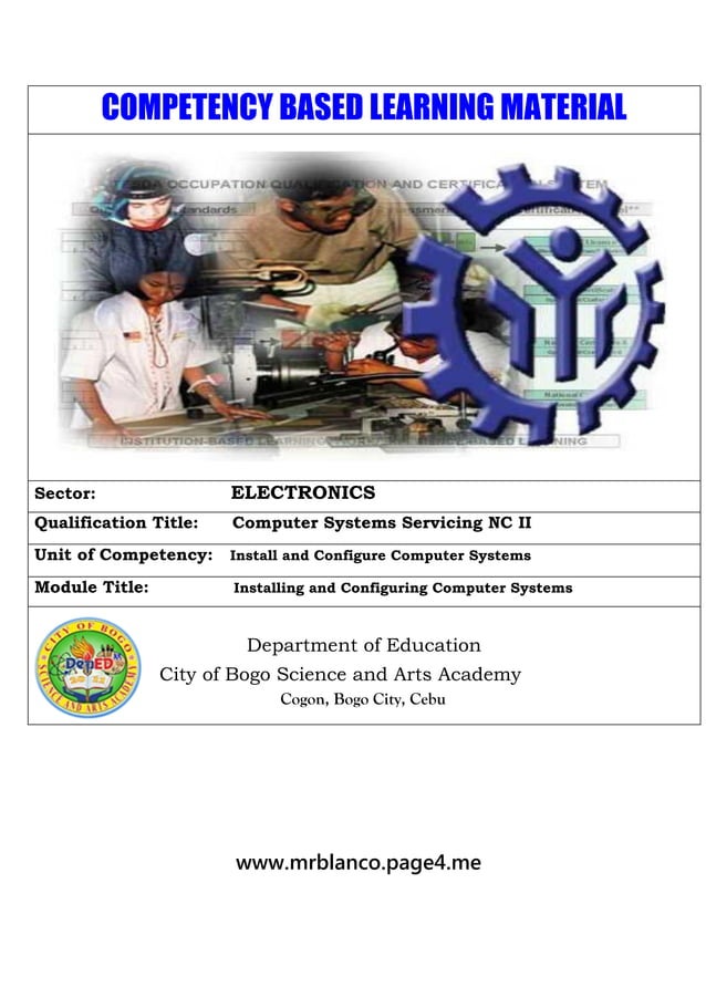 CSS NC II learning Module | PDF | IT and Internet Support | Internet