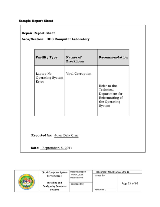 CSS NC II learning Module | PDF | IT and Internet Support | Internet