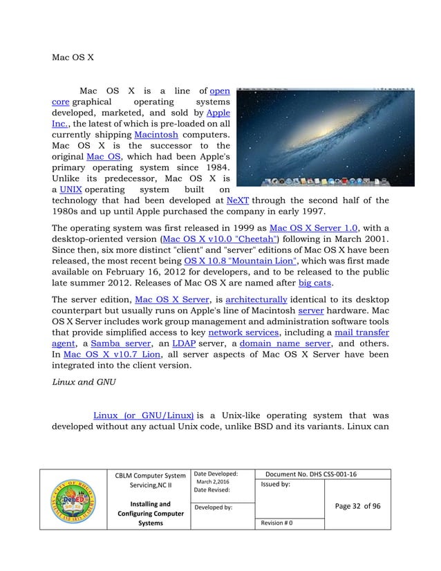 CSS NC II learning Module | PDF | IT and Internet Support | Internet