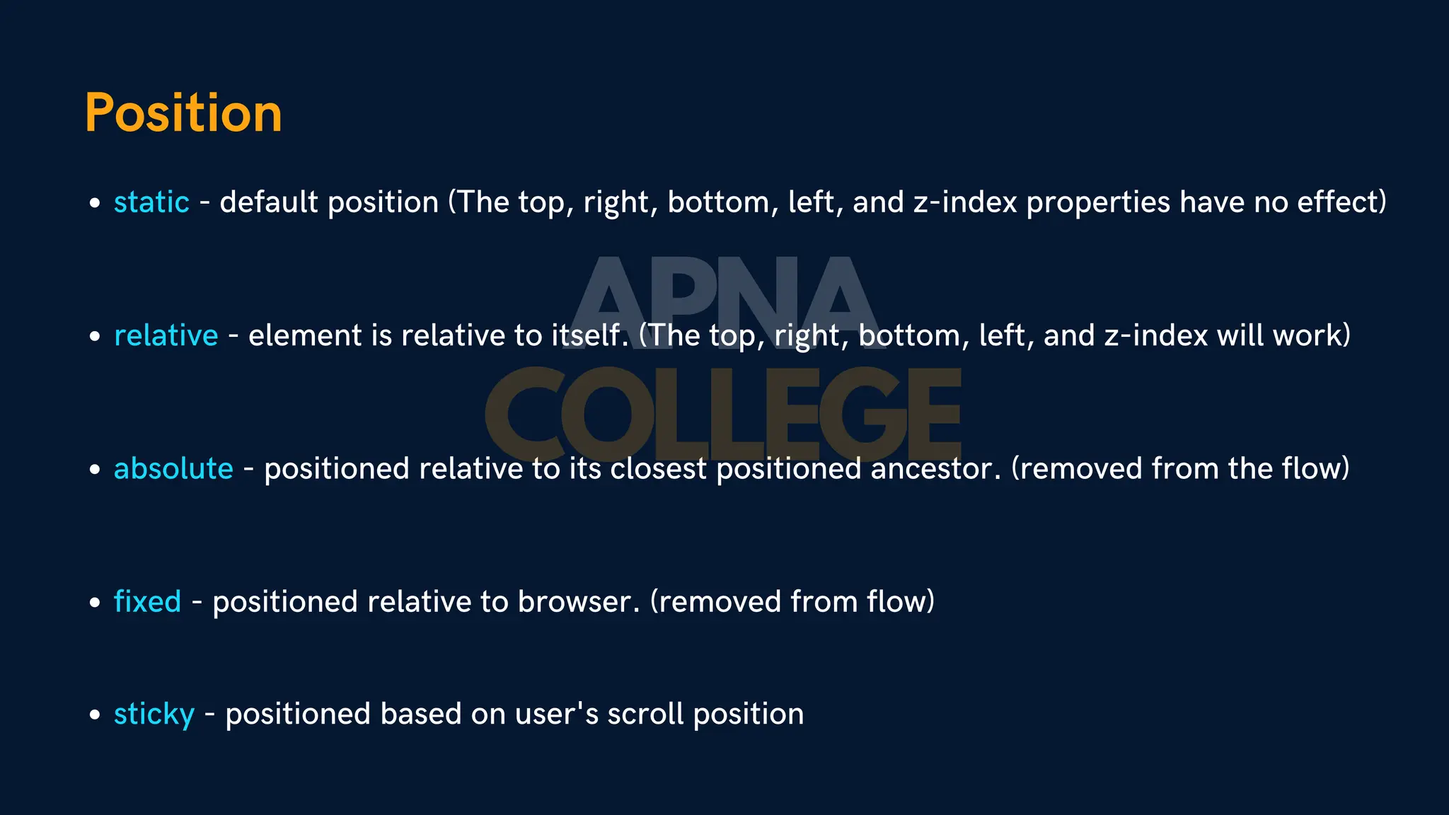 CSS Notes in PDF, Easy to understand. For beginner to advanced. d. | PDF