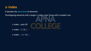 CSS Notes in PDF, Easy to understand. For beginner to advanced. d. | PDF