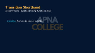 CSS Notes in PDF, Easy to understand. For beginner to advanced. d. | PDF