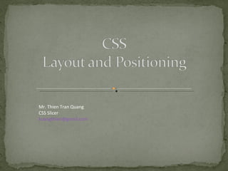 Css page layout | PPT