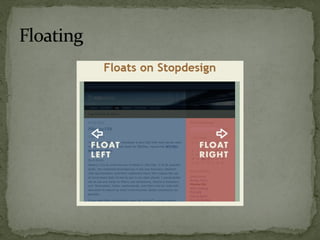Css page layout | PPT