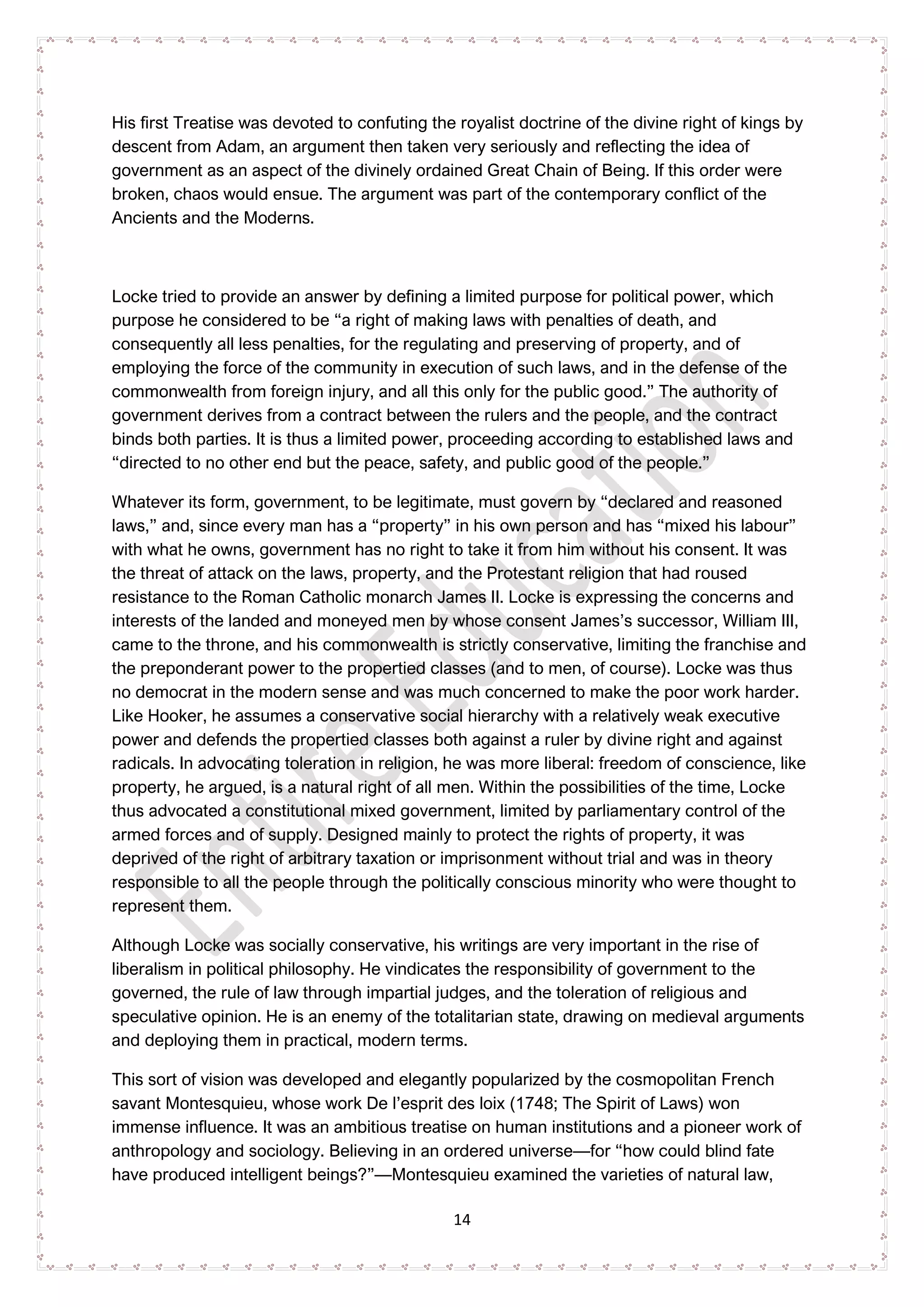 Css Political Science Notes i | PDF