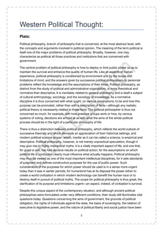 Css Political Science Notes i | PDF