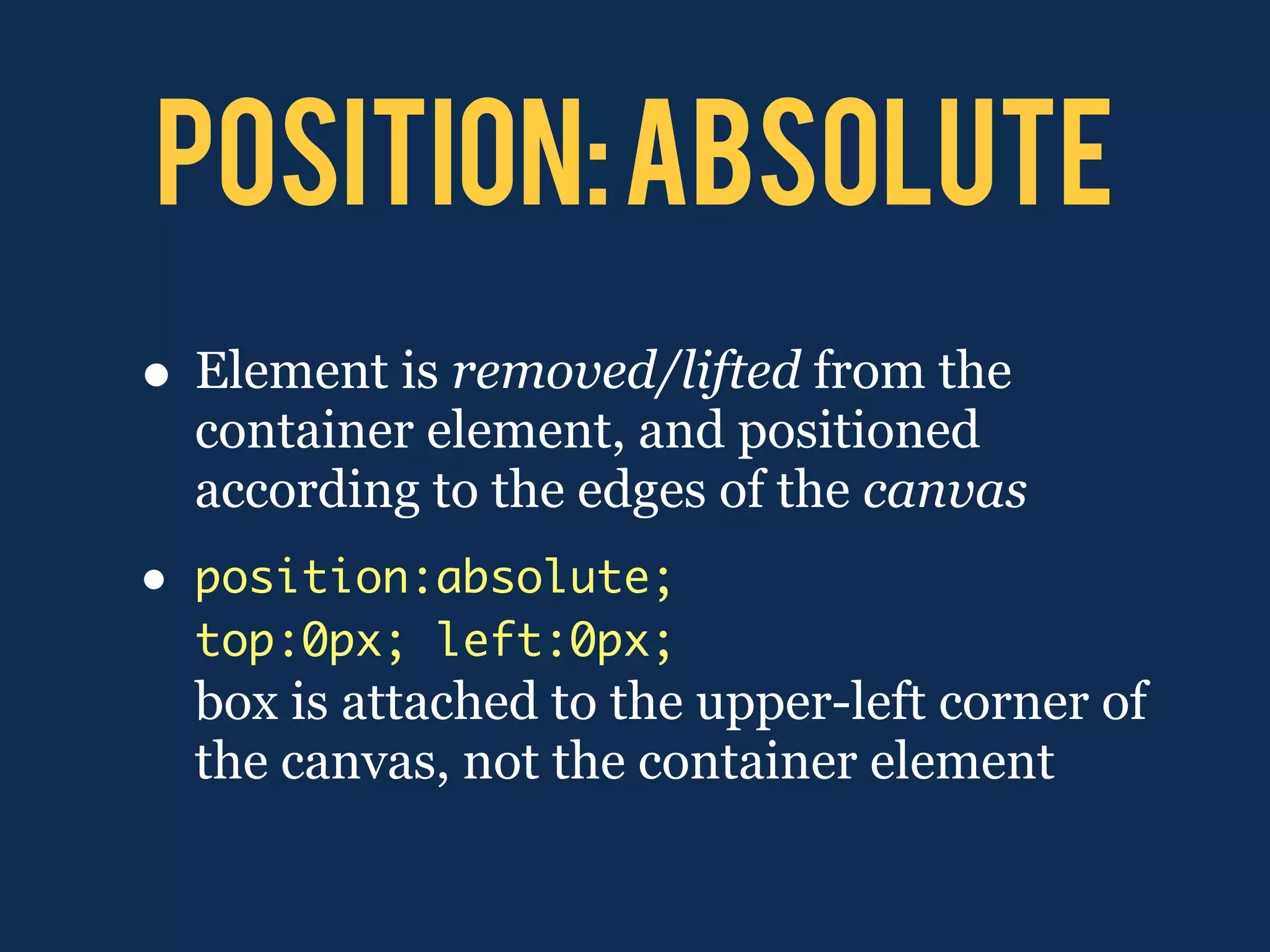 Css positioning | PDF
