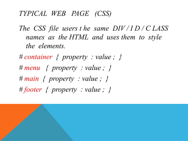 Css ppt | PPT