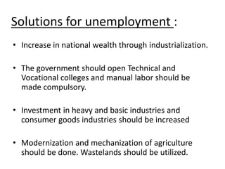 unemployment | PPTX