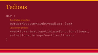 CSS preprocessors for designers (CSS-On-Diet) | PPT