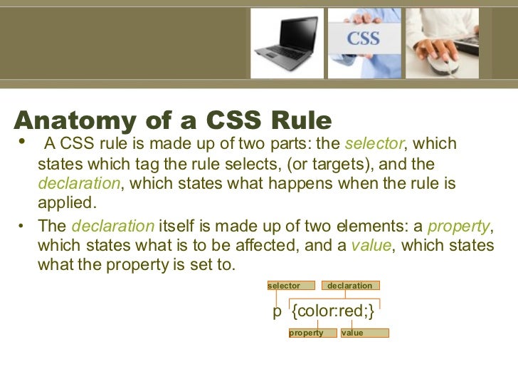 Anatomy Of A Css Rule
