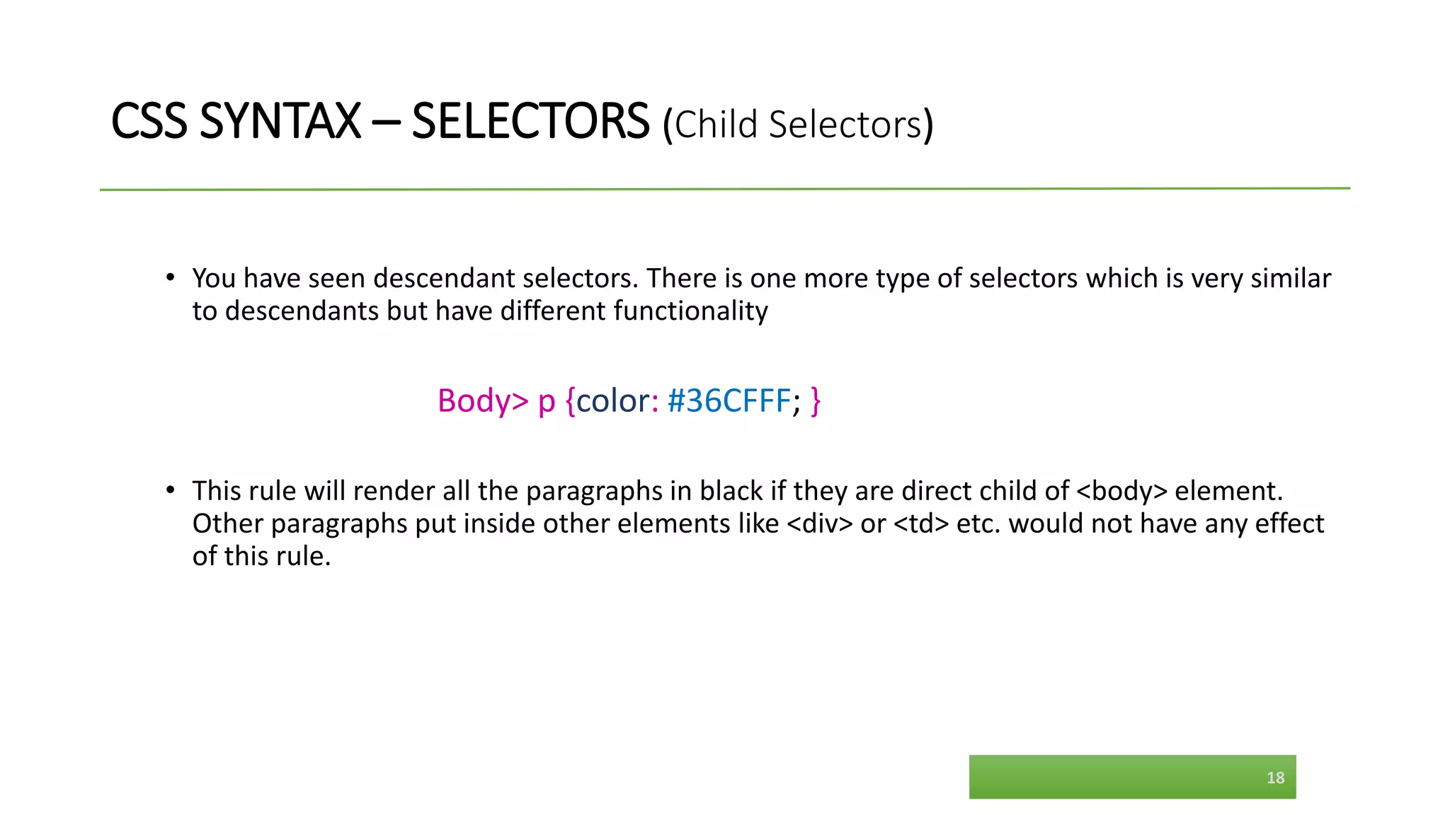 Complete Lecture on Css presentation | PPTX Complete Lecture on Css presentation | PPTX