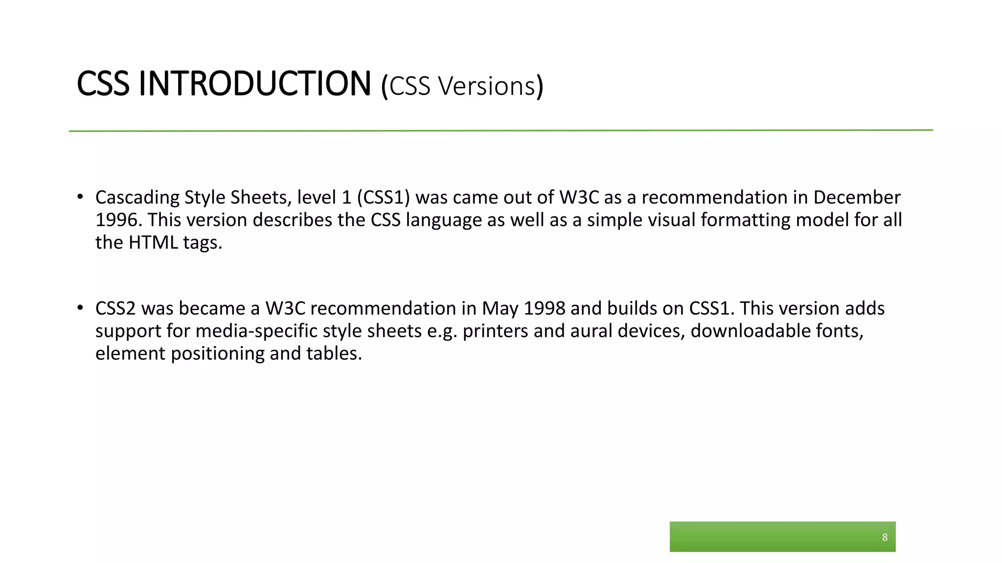 Complete Lecture on Css presentation | PPTX Complete Lecture on Css presentation | PPTX