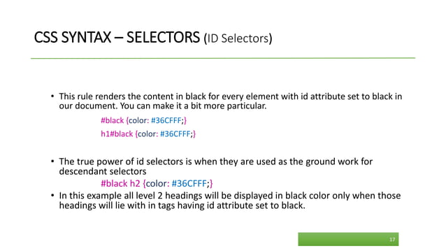 Complete Lecture On Css Presentation Pptx Web Design And Html 3891