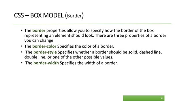 Complete Lecture on Css presentation | PPTX | Web Design and HTML ...