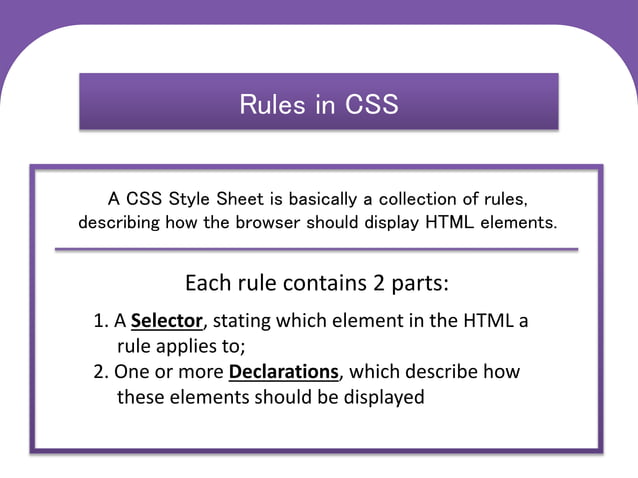 CSS presentation | PPTX