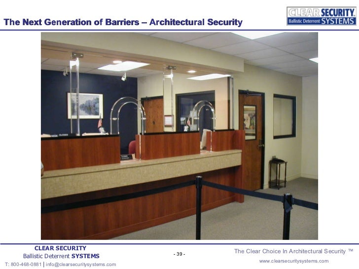 Clear Security Systems on Bandit Barriers