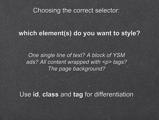 Css Primer - basic stuff | PPT | Web Design and HTML | Internet