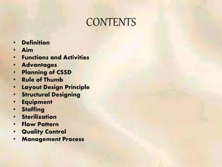 central sterile supply department | PPTX | Healthcare Industry | Industries