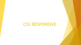 Css responsive | PPTX