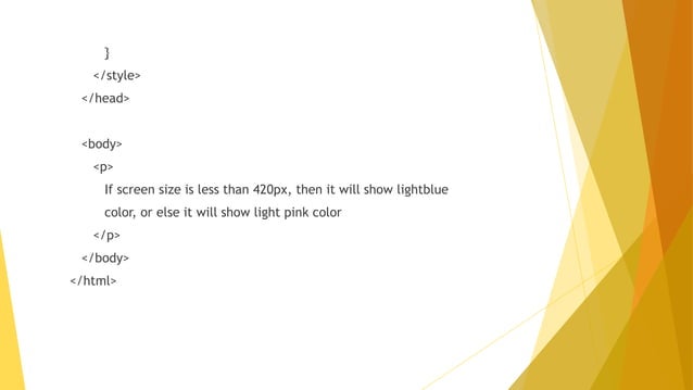 Css responsive | PPT