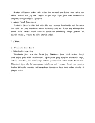 Css rhinosinusitis jamur - Petrisia Luvina | DOCX