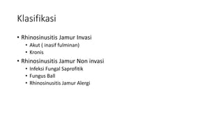 Powerpoint CSS Rhinosinusitis Jamur (Gerasimos Hasiholan) | PPTX