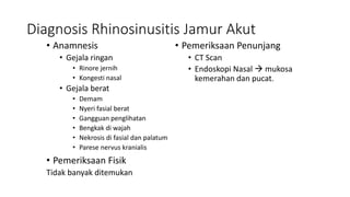 Powerpoint CSS Rhinosinusitis Jamur (Gerasimos Hasiholan) | PPTX