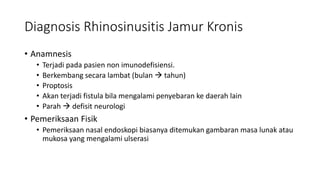 Powerpoint CSS Rhinosinusitis Jamur (Gerasimos Hasiholan) | PPTX