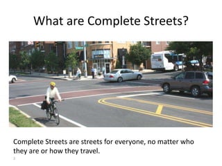 Complete Streets & Safe Routes to School | PPTX