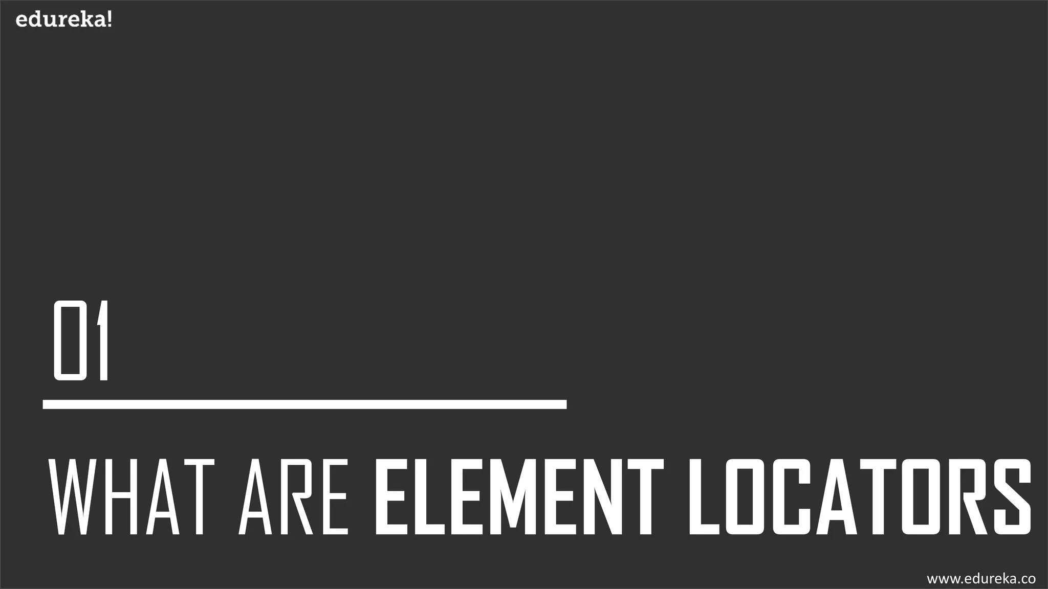 Css Selector In Selenium Webdriver Edureka Ppt