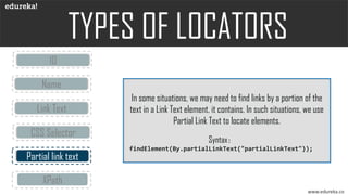 CSS Selector in Selenium WebDriver | Edureka | PDF