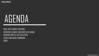 CSS Selector in Selenium WebDriver | Edureka | PDF