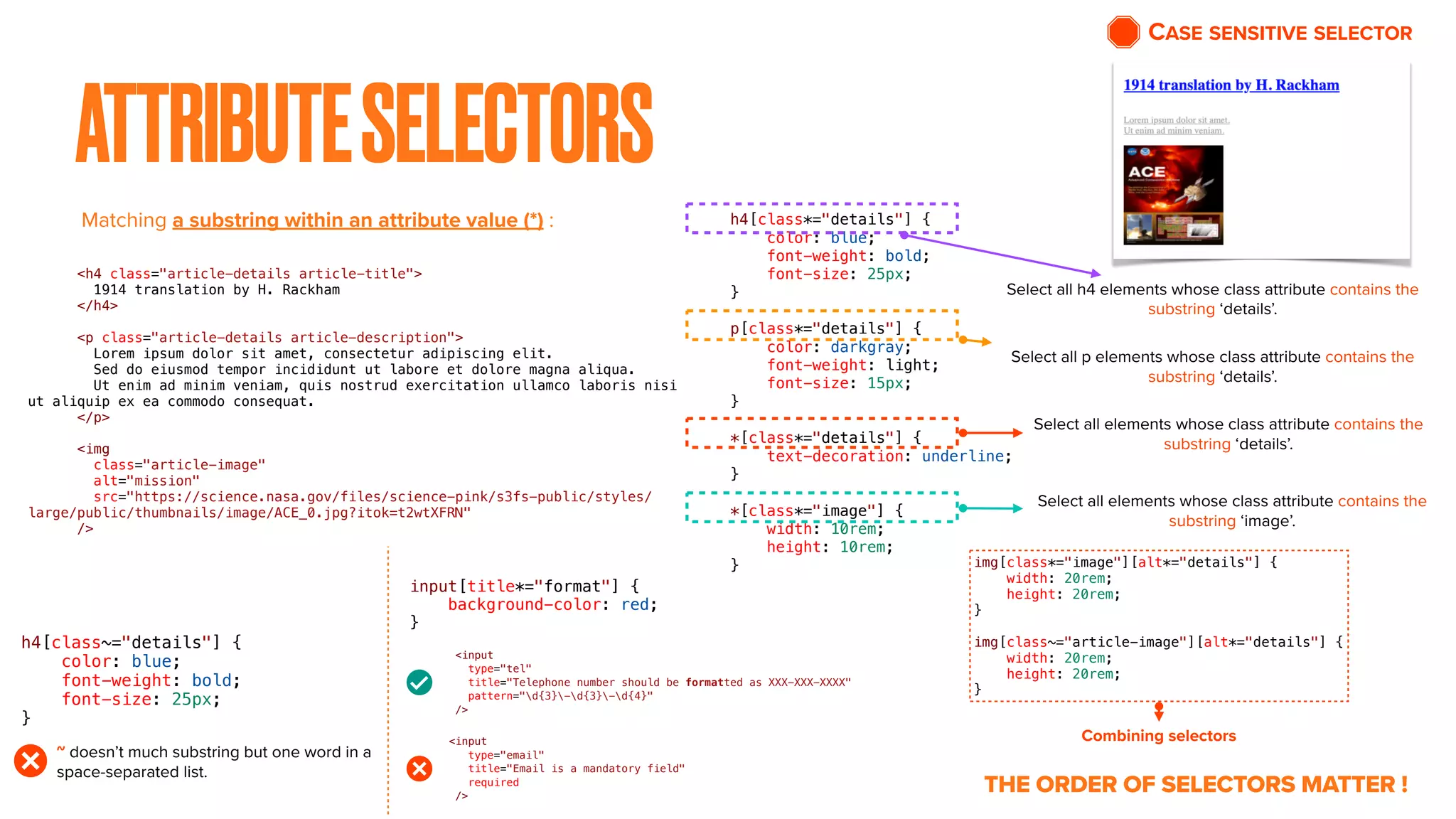 CSS selectors | PDF
