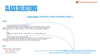 CSS selectors | PDF