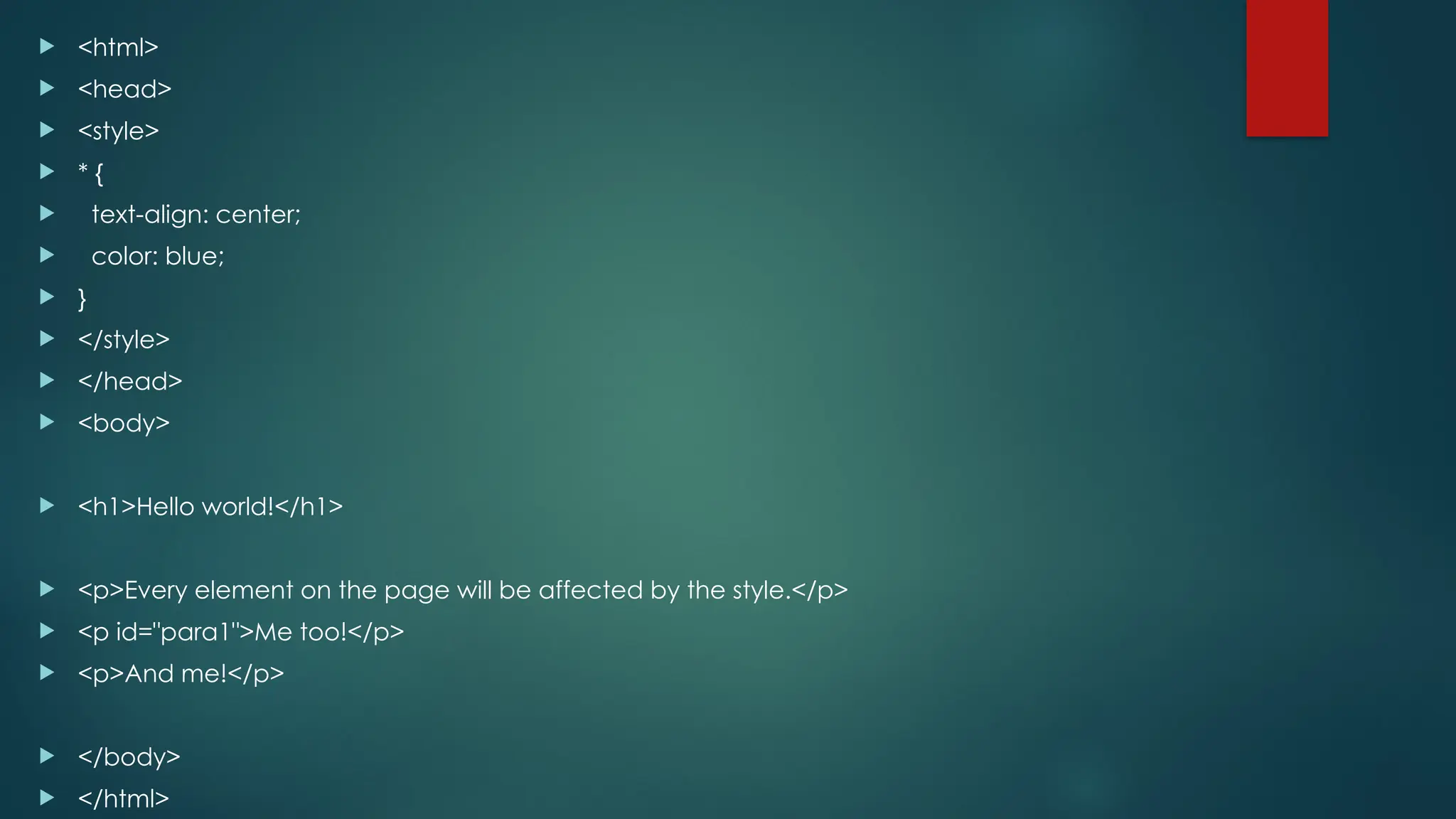 CSS selectors and their types and their examples in css.pptx