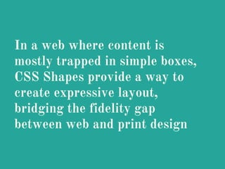 Css shapes | PPT