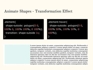 Css shapes | PPT