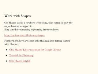 Css shapes | PPT