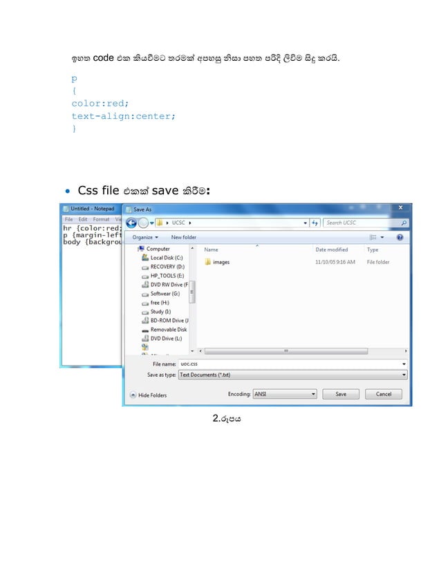 Css sinhala(By Prasanga Amila-UCSC) | PDF