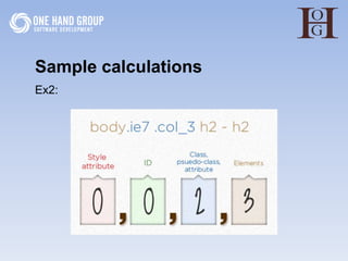 Css specificity inheritance and the cascade things you should know | PPTX