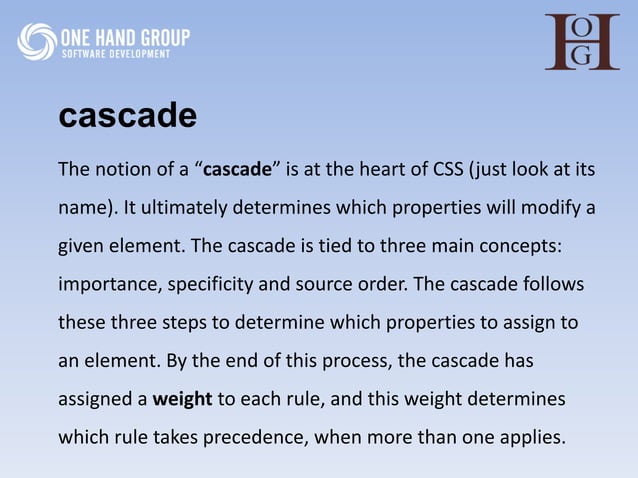 Css specificity inheritance and the cascade things you should know ...