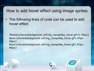 Css sprite | PDF