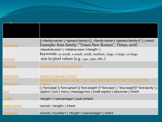CSS Cascade Style Sheet | PPT
