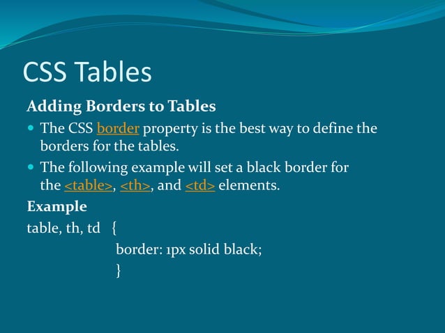 CSS Cascade Style Sheet | PPT