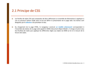 Langage CSS | PPT