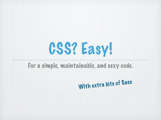 Mobile-first OOCSS, Sass & Compass at BBC Responsive News | PPT