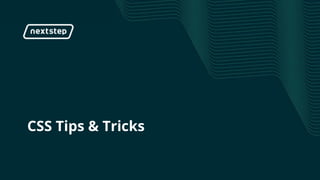 CSS Tips & Tricks | PPT