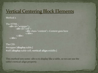 Css tips & tricks | PPT