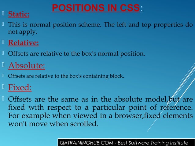 Css training tutorial css3 & css4 essentials | PPT